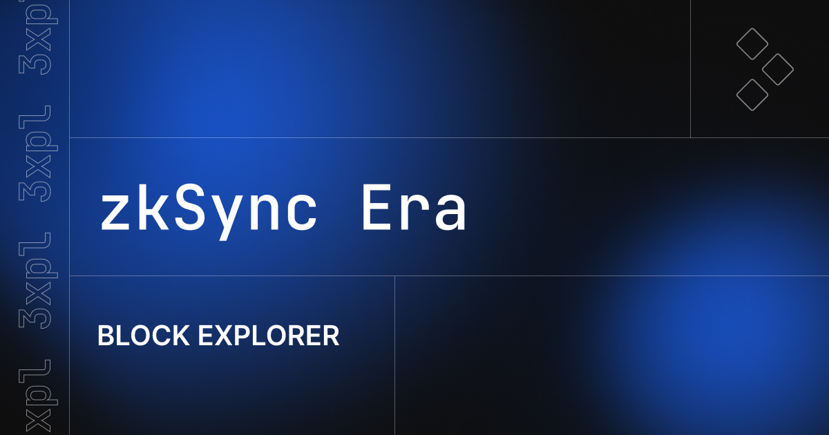 zkSync Era explorer — 3xpl